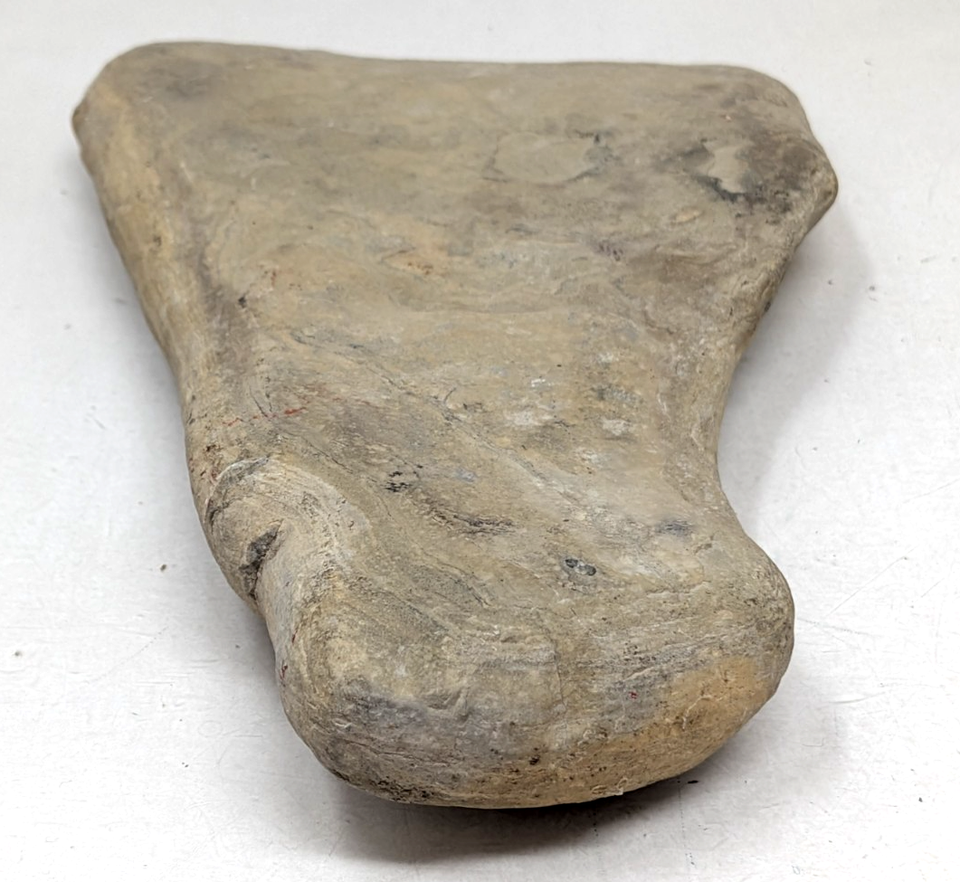 Primitive Native American Indian Crude Stone Tomahawk Axe Head Tool ...