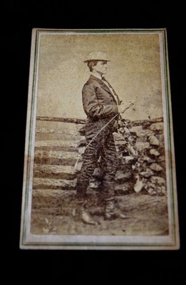 1867 CDV Edward Payson Weston Long Distance Walker Elkhart IN Lincoln ...