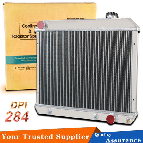 284 4 Row Aluminum Radiator For 1963-1966 1965 Chevy C/K C10 C20 C30 ...