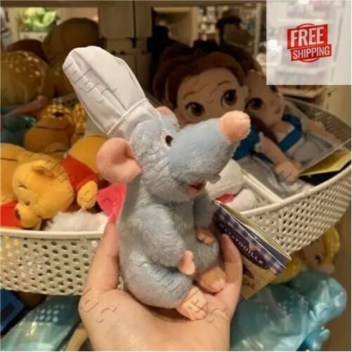 Disney Store Ratatouille Chef Remy Magnetic Shoulder Plush Toy New | eBay