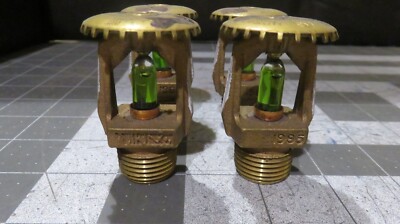 (Lot of 4 ) Viking Sprinkler Head 200F 1/2" SSU 589A Upright 1985 | eBay