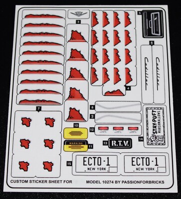 Custom Aufkleber 10274 Replacement Sticker Sheet | eBay