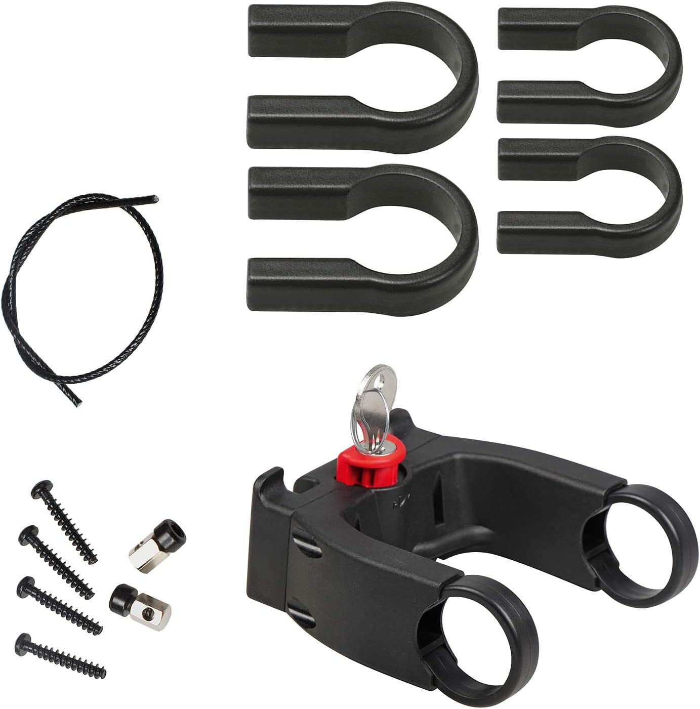 Klickfix E mit Schloss - Adapter 22-26 bis 31,8mm für E-Bikes mit ...