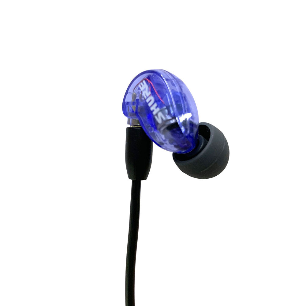 Original Shure SE215 In-Ear Sound Isolating Headphones Earphones Purple ...