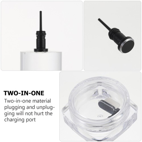 2Pcs 1Set Effective Charging Port Protectors Practical Dust Plugs ...