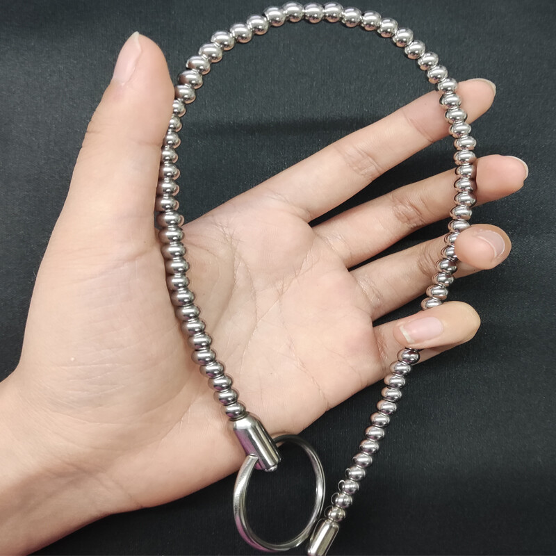 Male Penis Beads E-stim Shock Urethr Sounding Dilator Penis Chastity ...