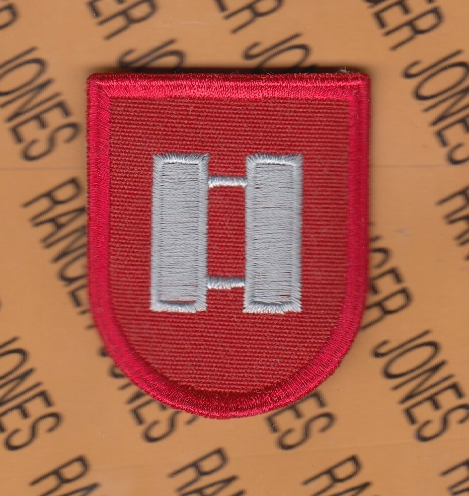 7th Special Forces Group Airborne SFGA CPT Rank beret flash patch c/e ...