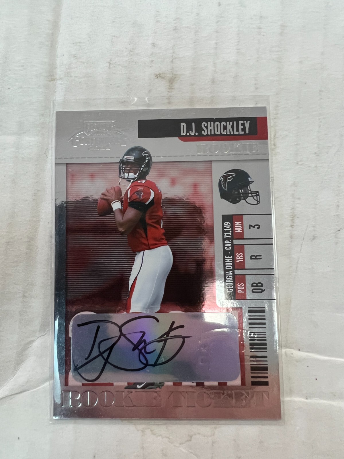 D.J. Shockley 2006 Playoff Contenders Rookie Auto #151 NrMt | eBay