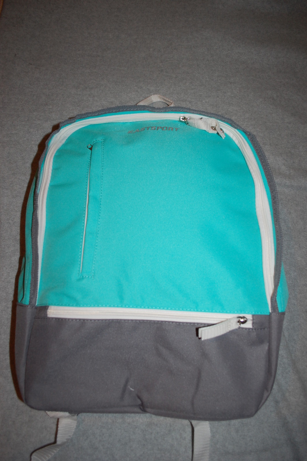 Juniors Teens Girls TEAL GREEN & GRAY BACKPACK Eastsport 2 OUTER ...