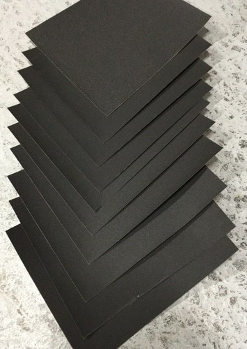 10 PCS 230 mm x 280 mm 9" X 11"Sand Paper Wet & Dry Sanding Sheet P100 ...