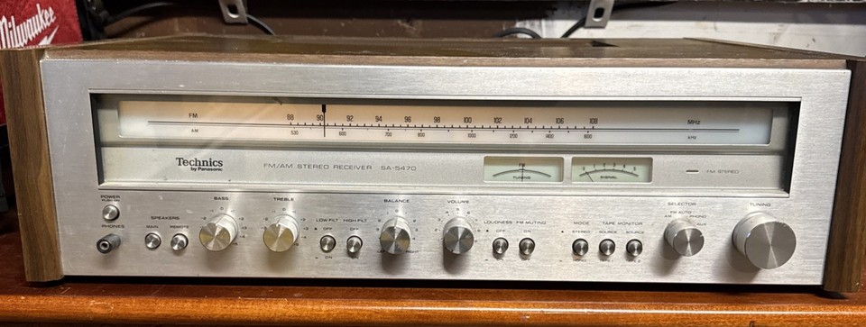 Technics SA-5470 Stereo Receiver - Tested - Working Condition - Wood ...