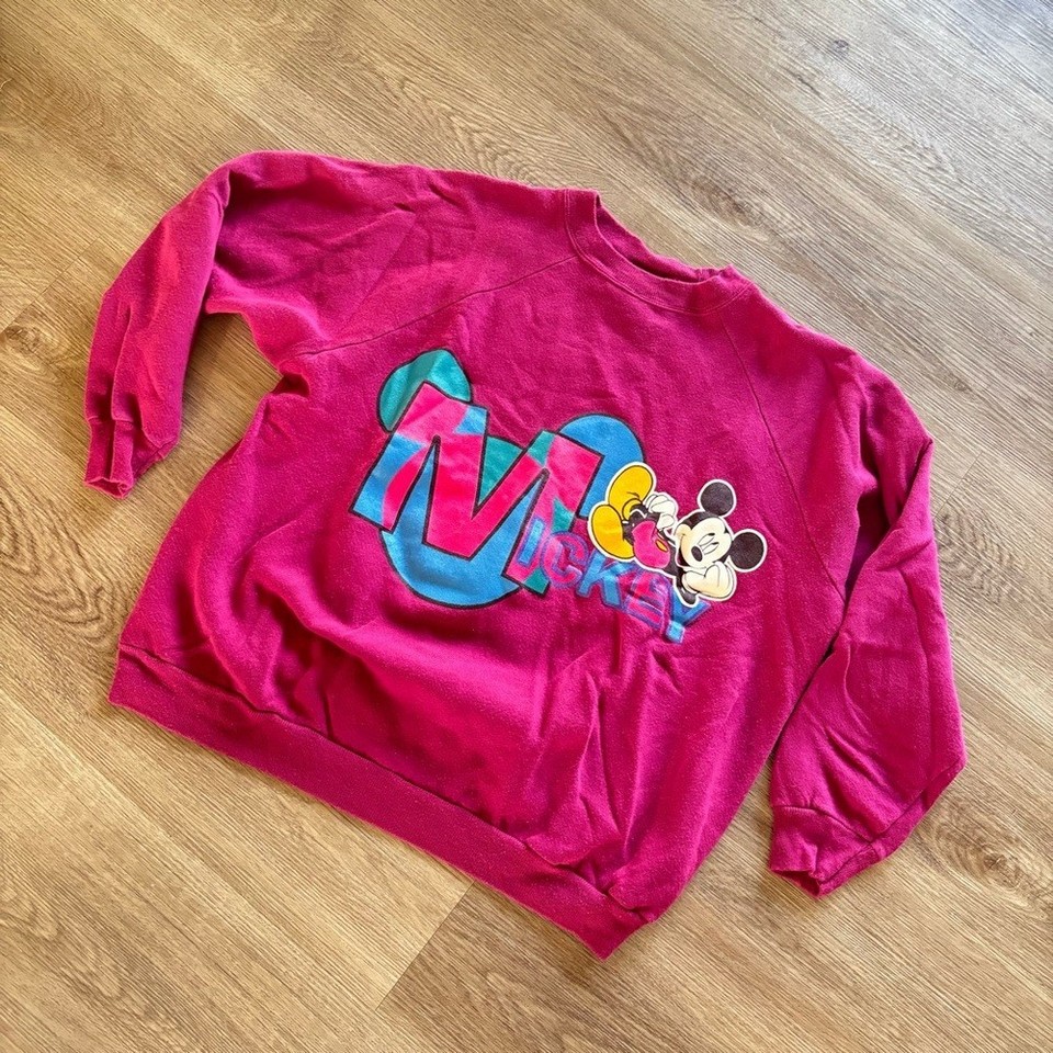 Vintage Mickey Unlimited Jerry Leigh Men’s Mickey Mouse Sweatshirt | eBay