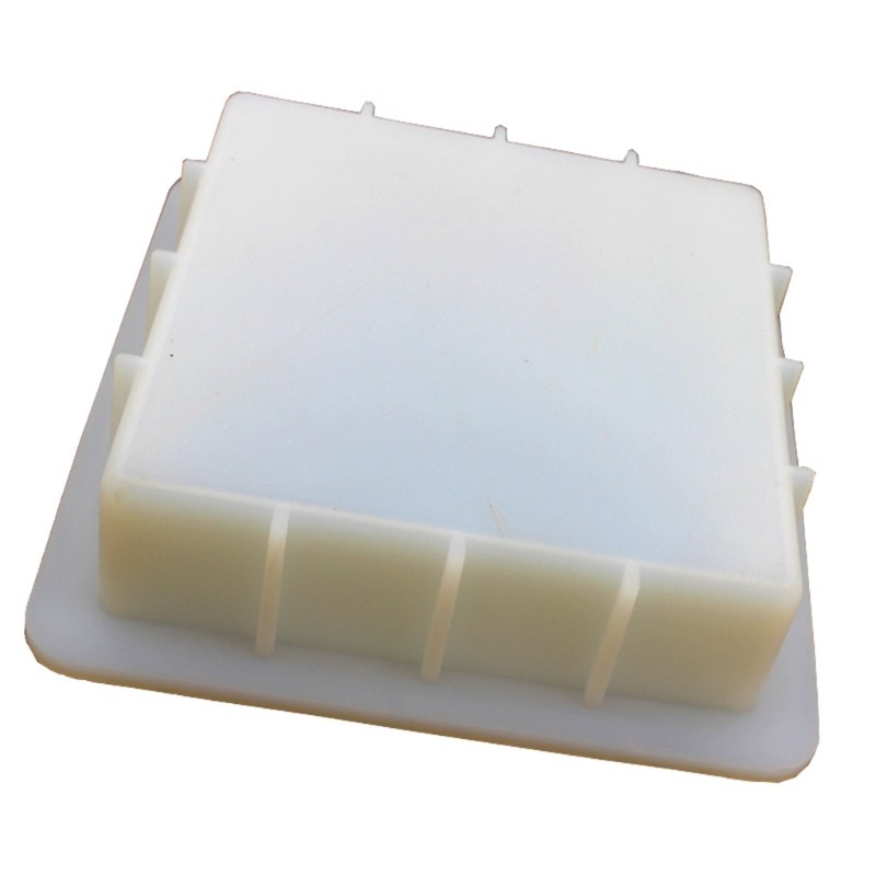 6 inch Square Cube Silicone Slab Mold for Soap Making Capacity 1100ml ...