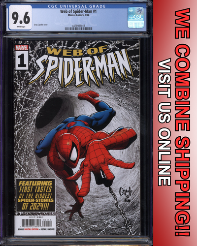 2024 Marvel Comics Greg Capullo Web of Spider-Man #1 Trade Cover | CGC ...