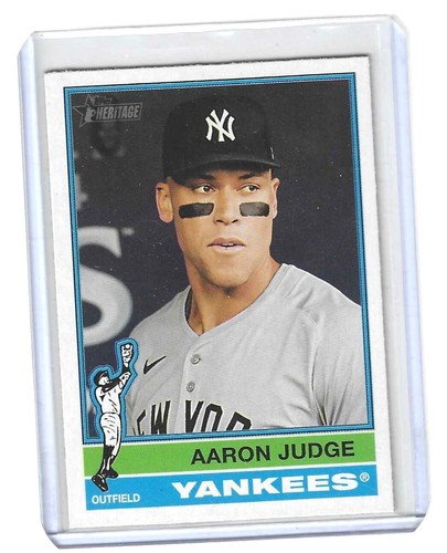 AARON JUDGE ALTERNATE CARTOON VARIATION SSP CARD 2025 Topps Heritage ...
