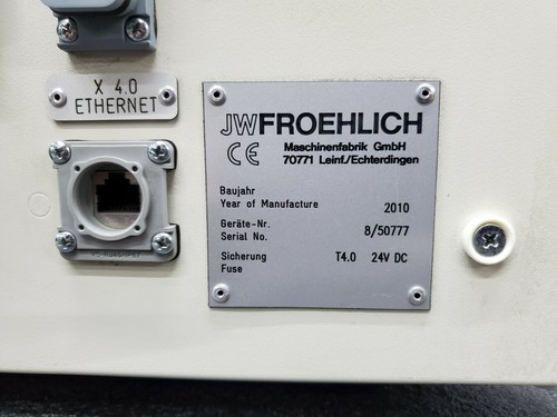 JW FROEHLICH MFL 200 MFL200 Leak Test Panel 8/50 777 7 bar | eBay