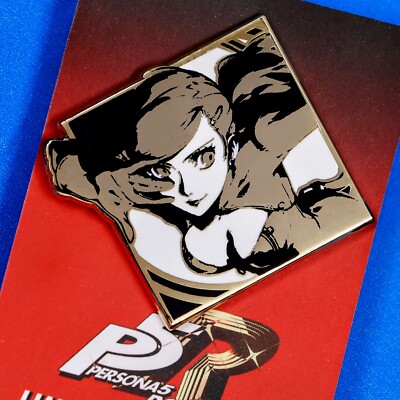 Persona 5 Royal Ann Panther Gold Emblem Limited Edition Enamel Pin ...