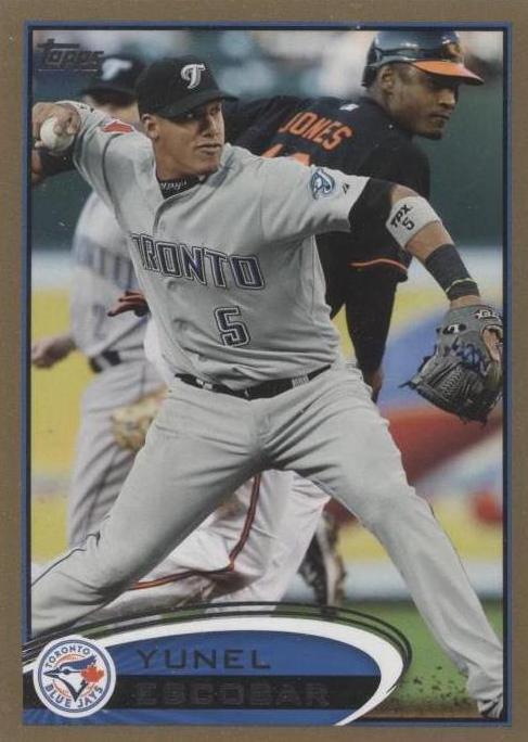 2012 Topps - Yunel Escobar #229 Gold /2012 for sale online | eBay