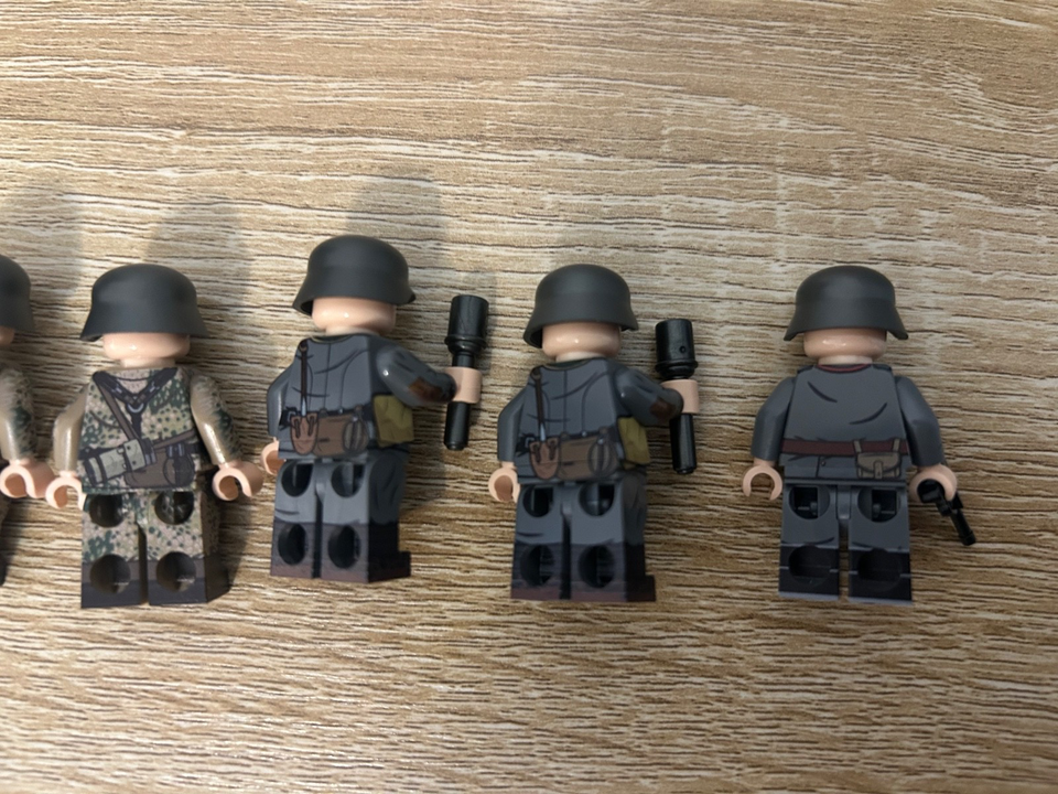 United bricks Lot of 5 German dot 44 and infantry Minifigures (Like ...