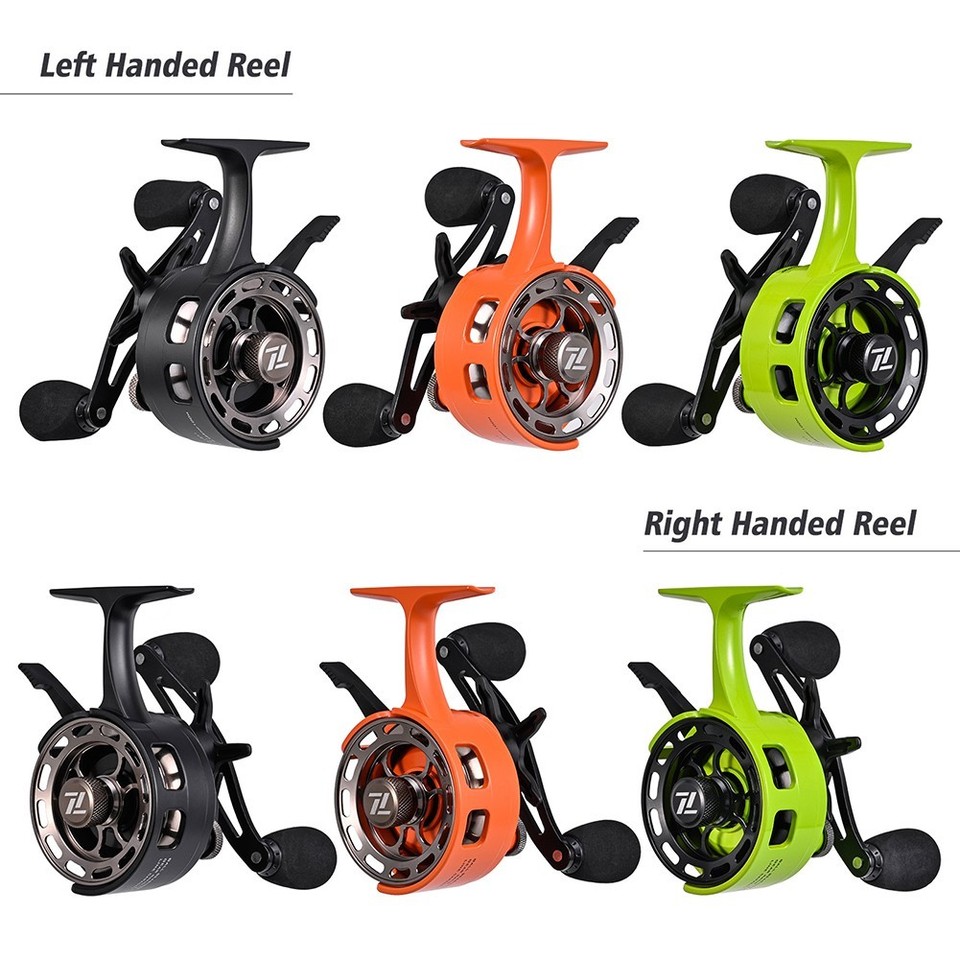 Magnetic Speed Drop Ice Fishing Reel with Brass Gears and Aluminum ...