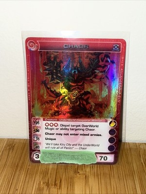 Chaotic - Ultra Rare Foil - Chaor Cards - Near Mint Condition 105/100 ...