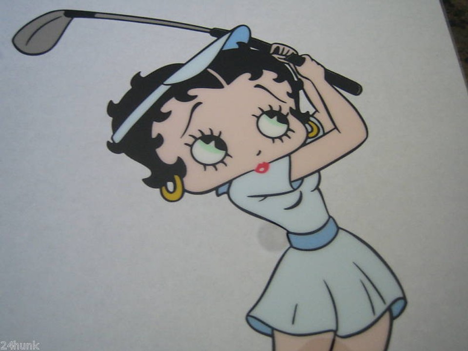 Betty Boop Golf Limited Edition Sericel | eBay