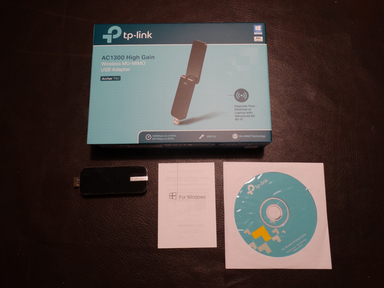 TP-Link Archer T4U v3 AC1300 Wireless Dual Band MU-MIMO USB 3.0 WiFi ...
