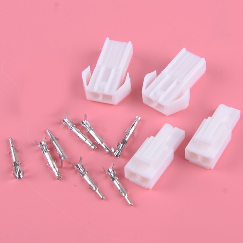 2 set Motorcycle Battery Charger Adapter Connector + Terminal 2-Way ...