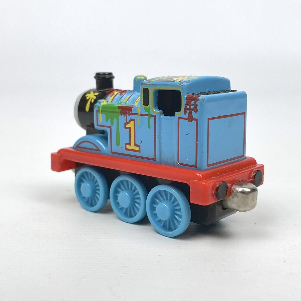 Thomas & Friends Surprised Thomas Paint Splatter 2002 Take Along ...