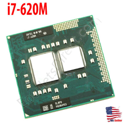Intel Core i7-620M 2.66 GHz 4M Dual Core Processor Laptop CPU Socket G1 SLBTQ | eBay