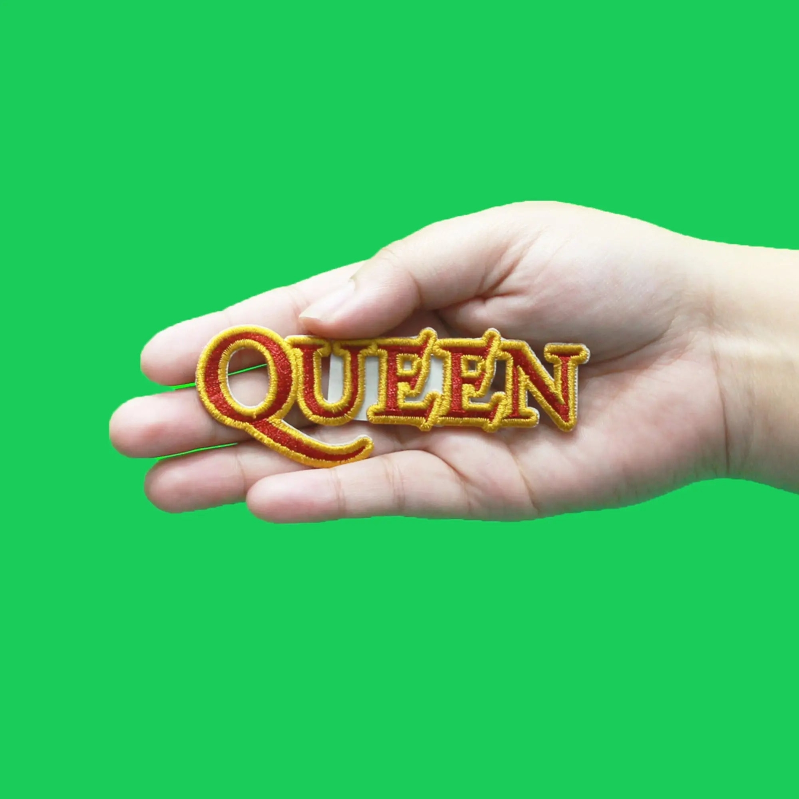 Queen Cut Out Logo Patch Freddie Mercury Rock Band Embroidered Iron On ...
