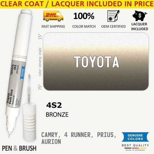 4S2 Touch Up Paint for Toyota #N/A CAMRY 4 RUNNER PRIUS AURION BRONZE ...