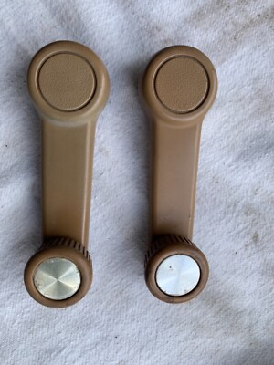 Mazda 626 GC window winder handle pair tan | eBay Australia