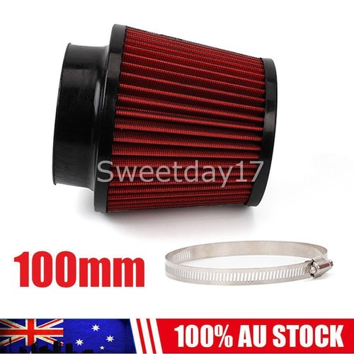 Red Pod Filter 4 inch 100mm Neck w/ Clamp High Performance OZ | eBay ...
