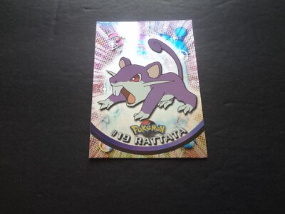 1999 Topps Pokemon Italian Foil #19 Rattata Blue Logo 1st Edition | eBay