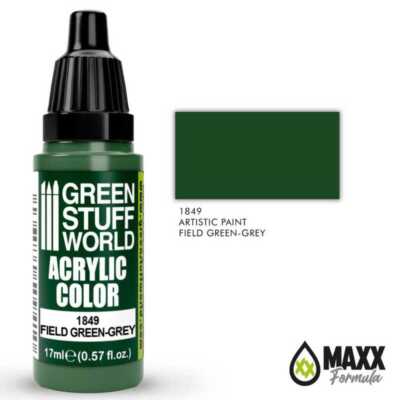 GREEN STUFF WORLD Acrylic Color - Field Green-Grey 17ml | eBay
