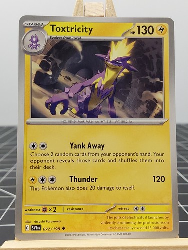 Pokemon Card Toxtricity Scarlet & Violet NM-M | eBay