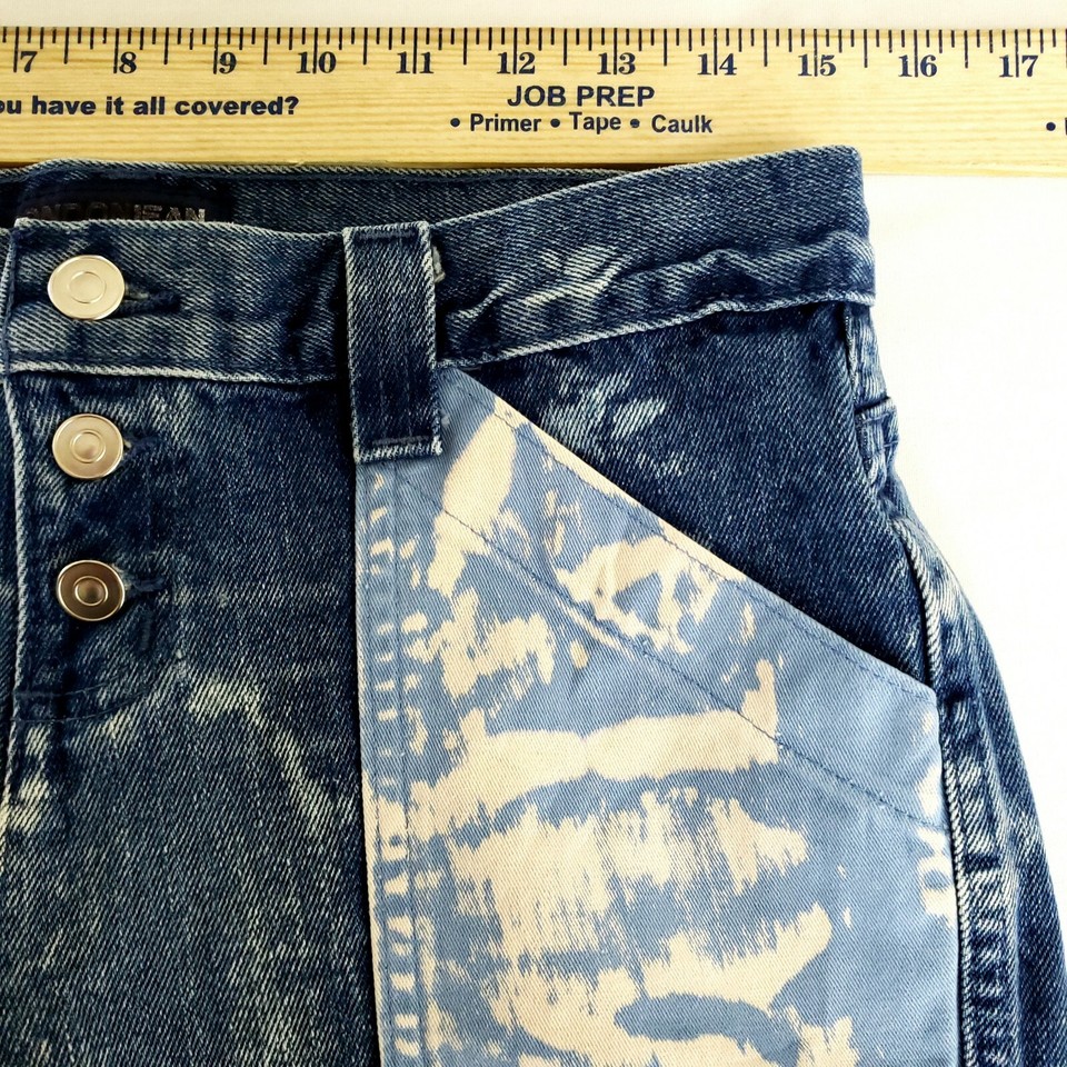 London Jean Womens Sz 4 Mid Rise Button Fly Cotton Jeans Cool Pockets ...