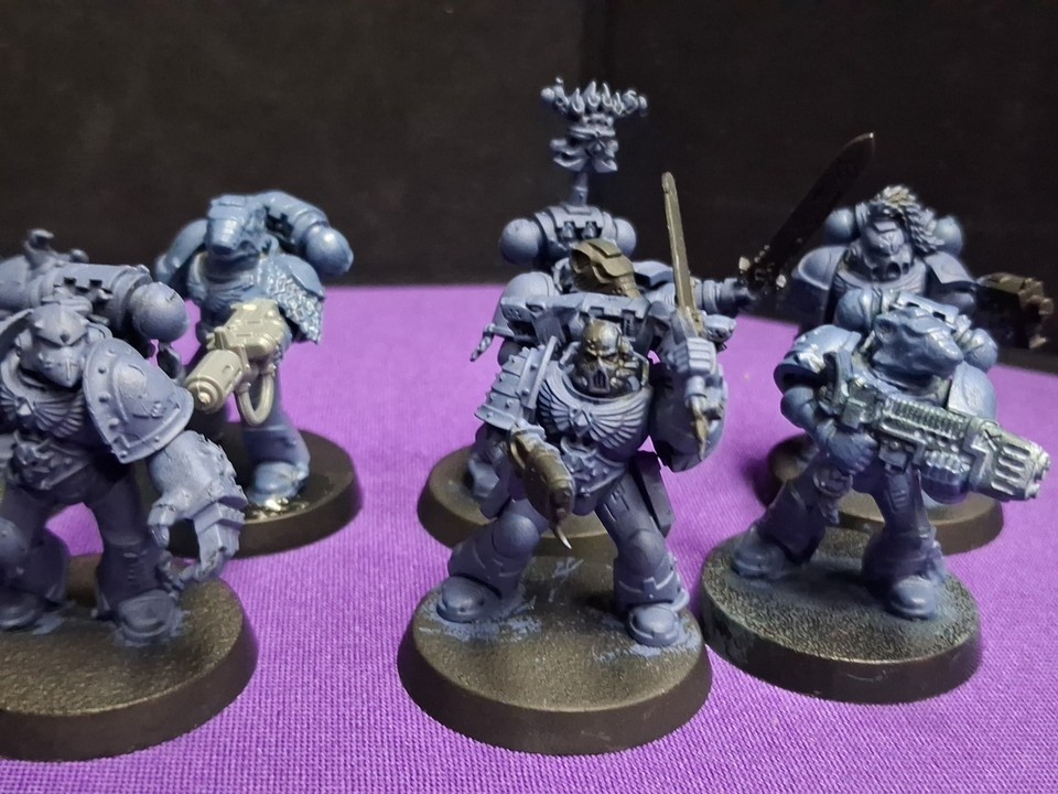 10x Warhammer 40k / Horus Heresy: Space Marines Space Wolves Marines ...