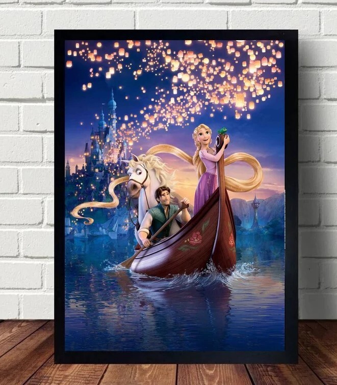 Tangled Poster Paintings Poster Hanging Home Decor Wall Art | eBay