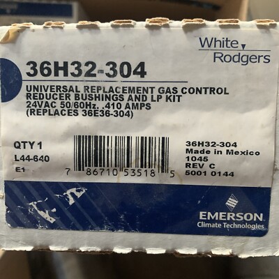 L44-640 Universal Electronic Ignition Gas Valve 36H32-304 Part Number ...