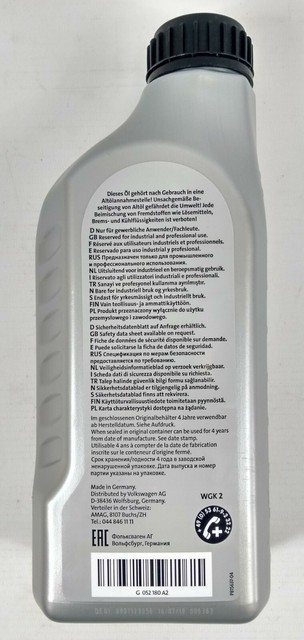 8 X Genuine Audi Automatic Gearbox Oil G052180A2 for sale online | eBay