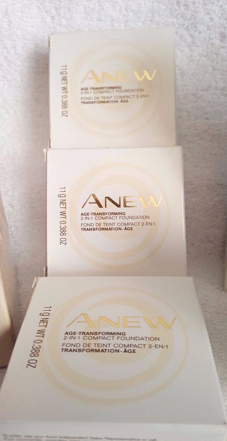 10 PC LOT ANEW AVON Alternative Genics Foundation Cleanser Luminosity ...