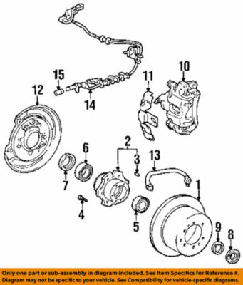 42427-60021 Toyota Nut, rear axle bearing lock 4242760021, New Genuine ...