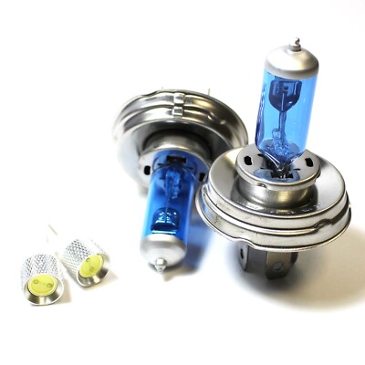 55w Super White Xenon HID High/Low/Slux LED Upgrade Side Light Beam ...