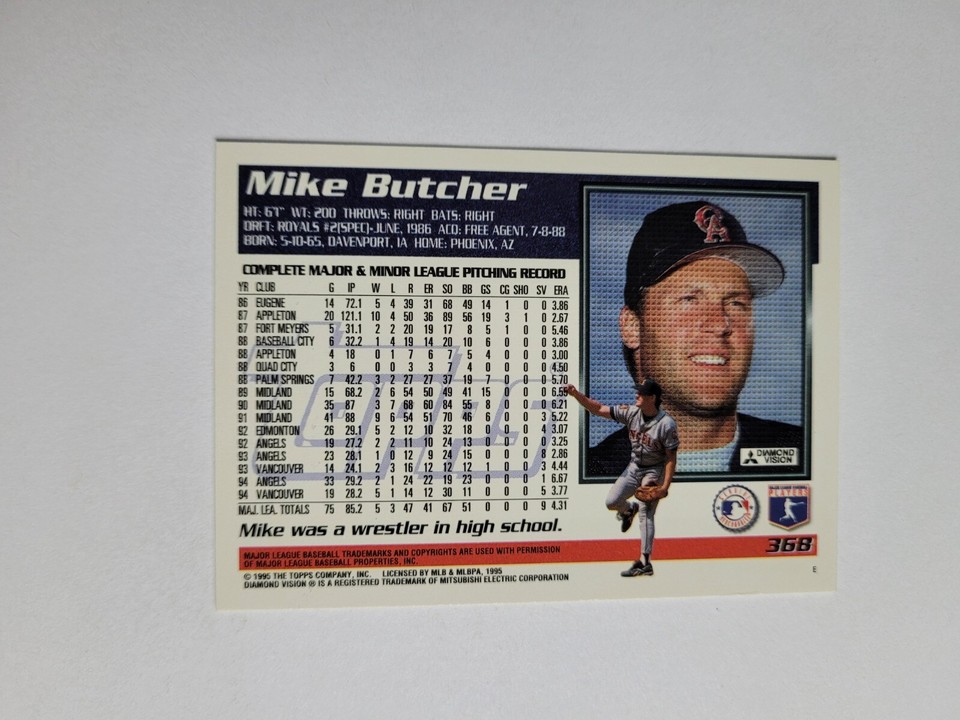 1995 Topps Baseball #368 Mike Butcher | eBay