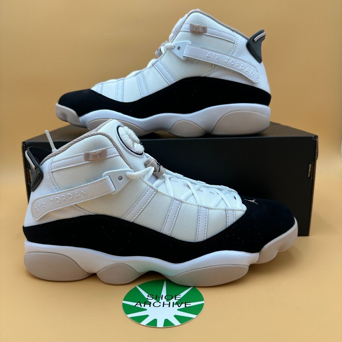 NEW Men's Sizes 10-13 Nike Air Jordan 6 Rings Fossil Stone NEW Men's Sizes 10-13 Nike Air Jordan 6 Rings Fossil Stone