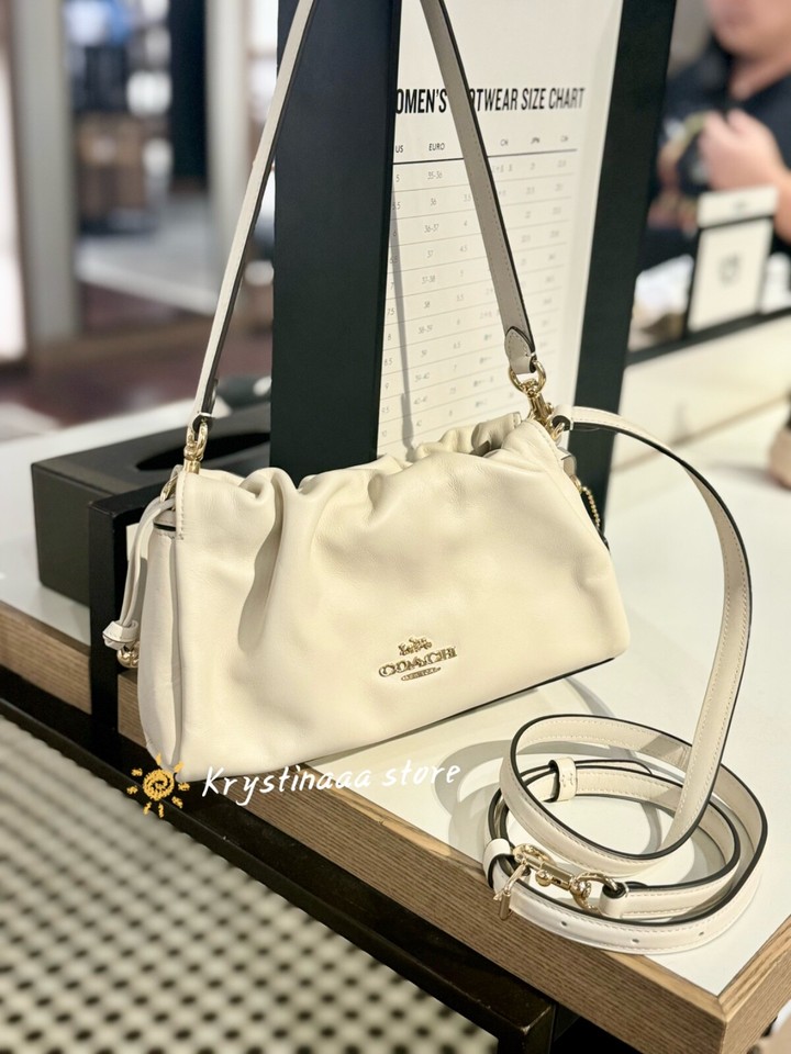 Coach Faye Shoulder Bag CV529 NWT Leather Wear 3 Ways FAST SHIPPING | eBay
