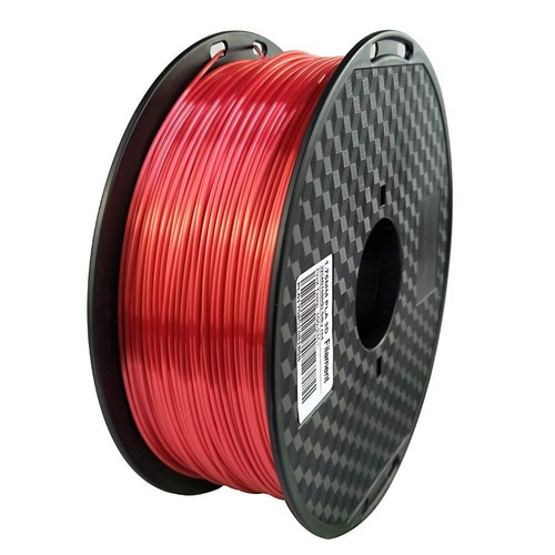 Translucent Red PLA 3D Printer Filament 1.75mm Accuracy +/- 0.02 mm 1kg ...