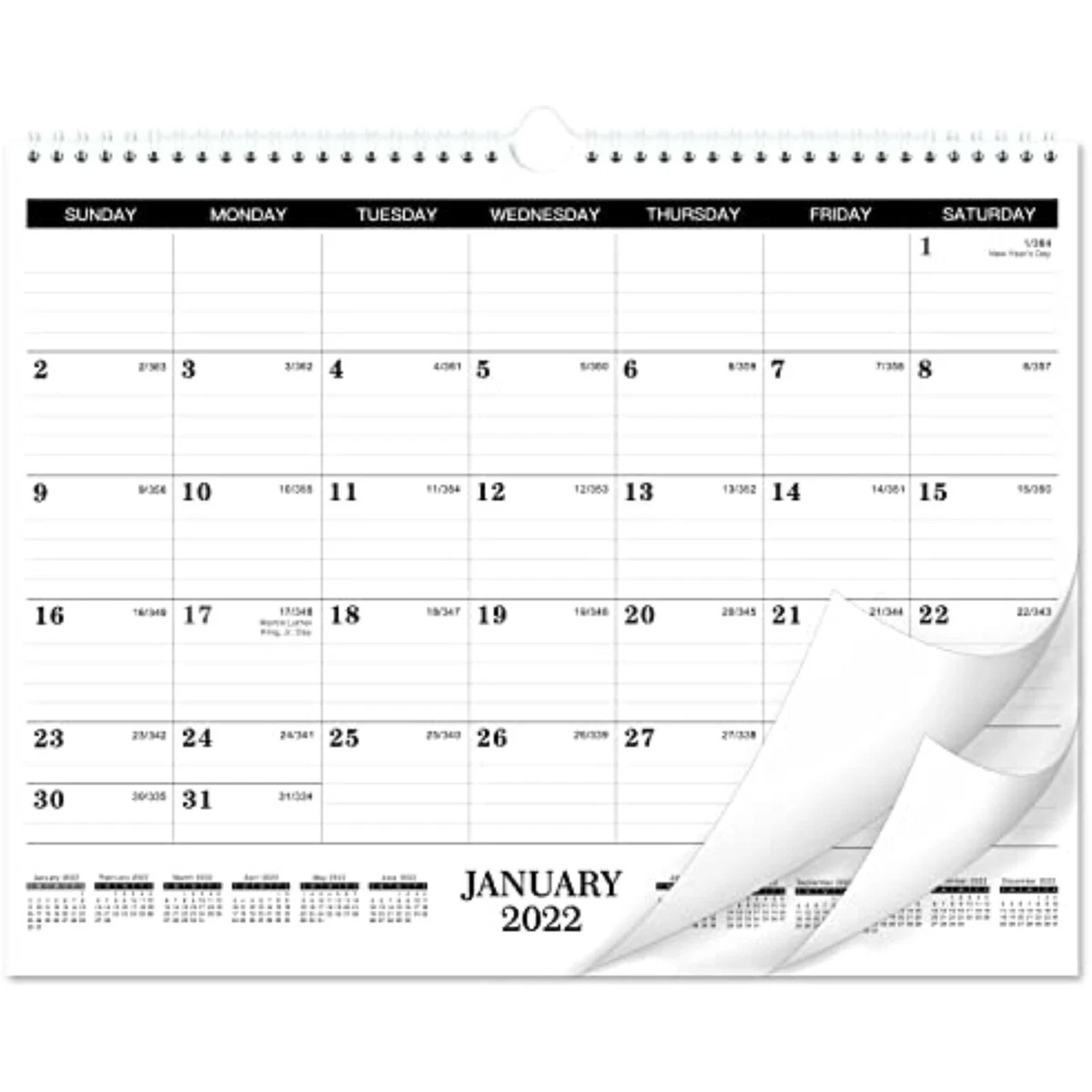 December 2022 January 2022 Calendar